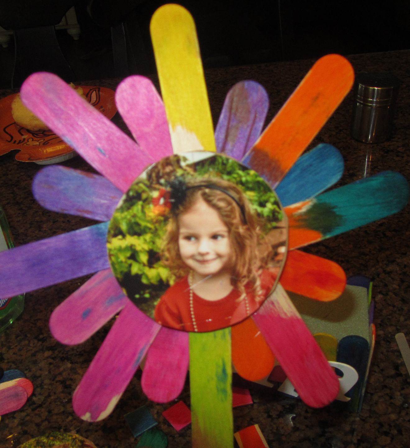Creatively Quirky at Home: Popsicle Stick Flowers and Flower Box
