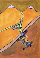 plasticaasorey: COMPONIENDO CON LA GAMA CÁLIDA EN 1º DE E.S.O.