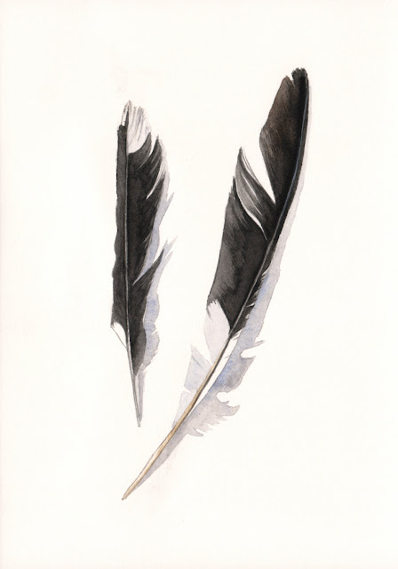 I Love Handmade: Magpie Feathers by Splodgepodge
