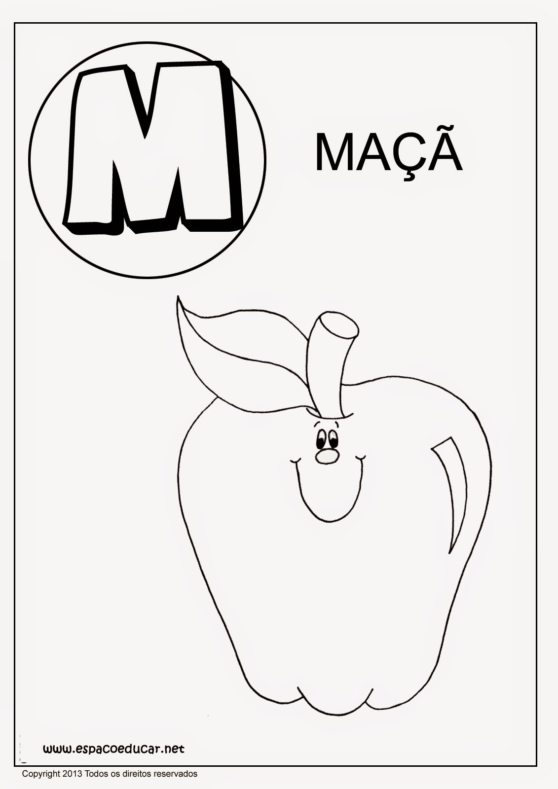 Alfabeto de colorir - Alfabeto para colorir, pintar, imprimir ou fazer ...