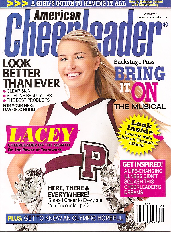 beau branding: Make Me Chic in the news... American Cheerleader August '12