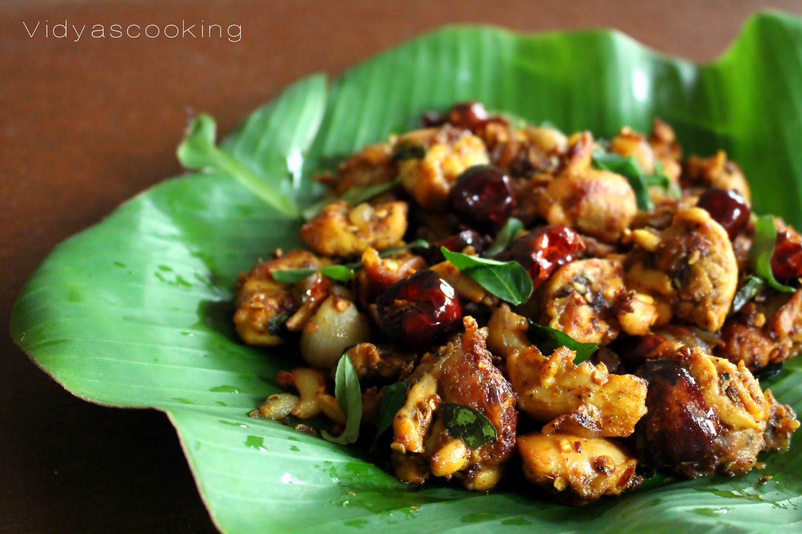 Chicken Uppukari Recipe (Salty Chicken Stir Fry)