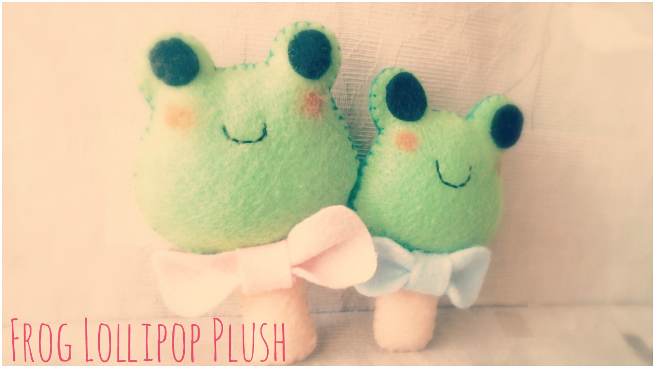 How To Make A Kawaii Frog Lollipop Plushie Tutorial | Hapy Friends Shoppe