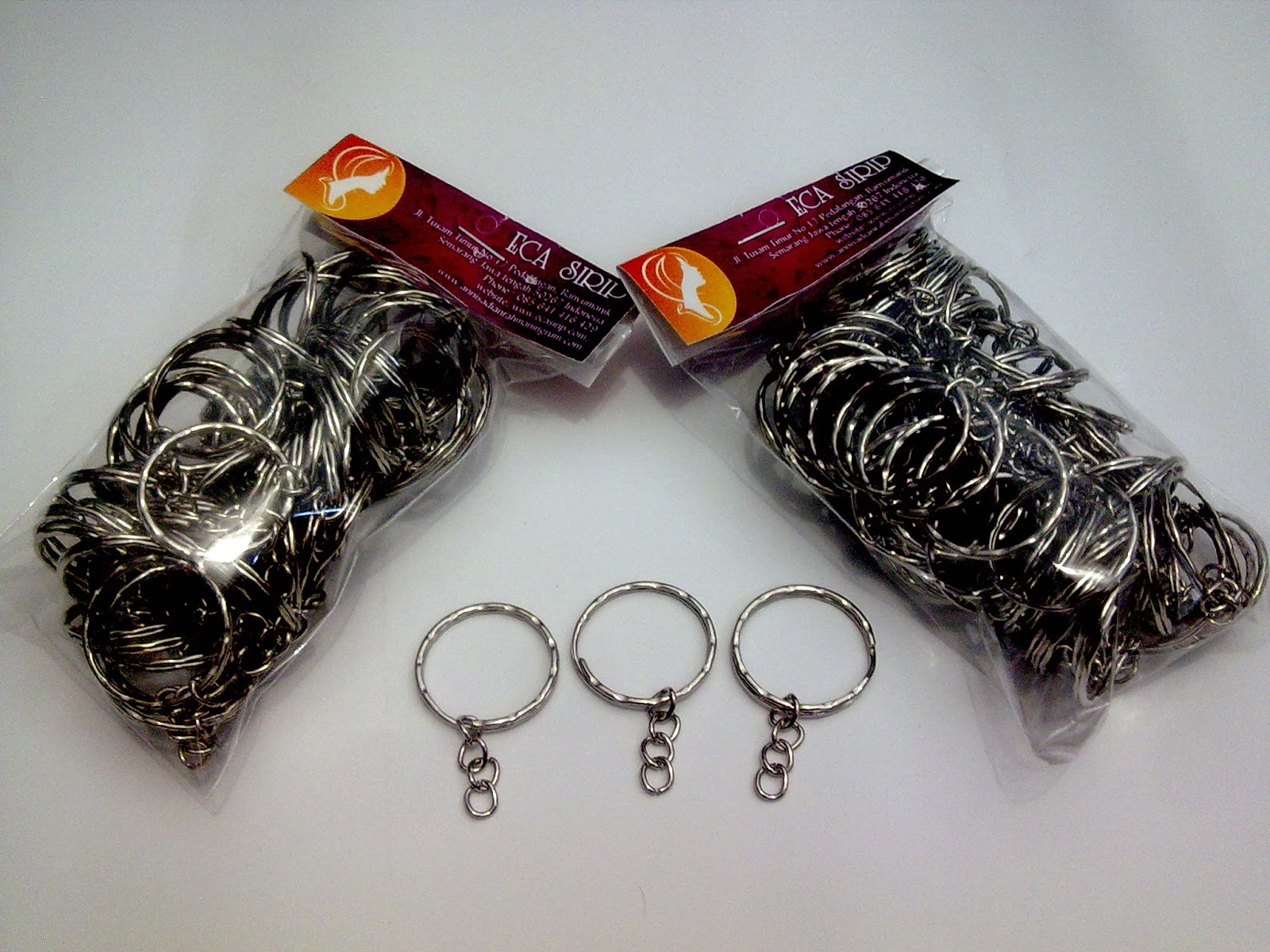 Ring Gantungan Kunci Bulat Tanpa Pengait Polos 01 25 mm – Silver ...