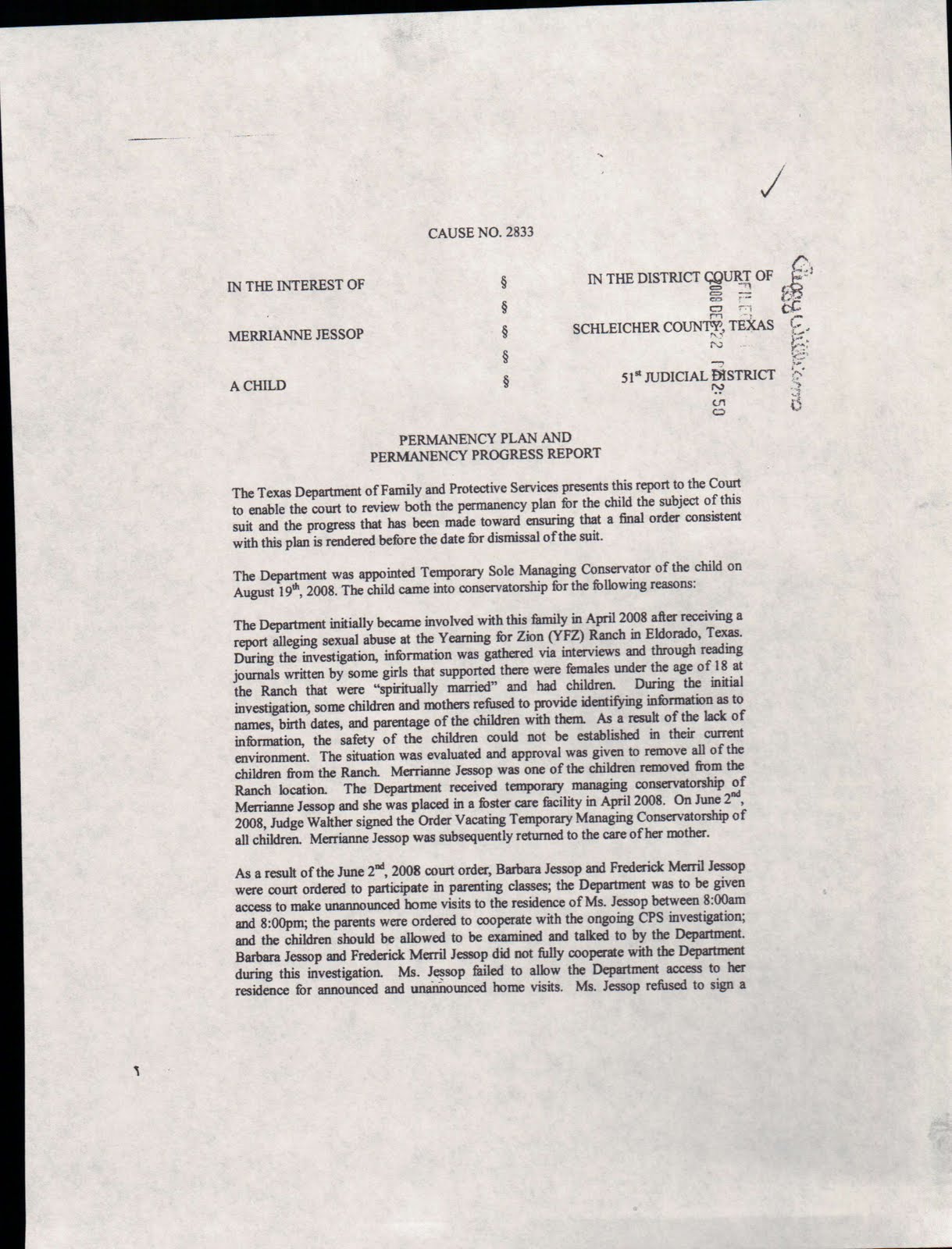 freethefldschildren: TRASHING BARBARA JESSOP UNTO DEATH.