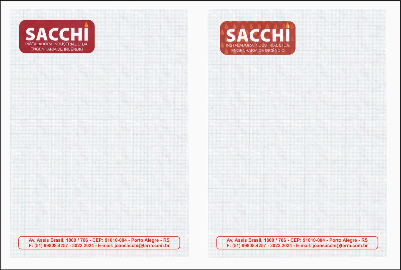 Gráfica Porto Alegre: Modelos de Artes de Folha timbrada - A4 timbrado