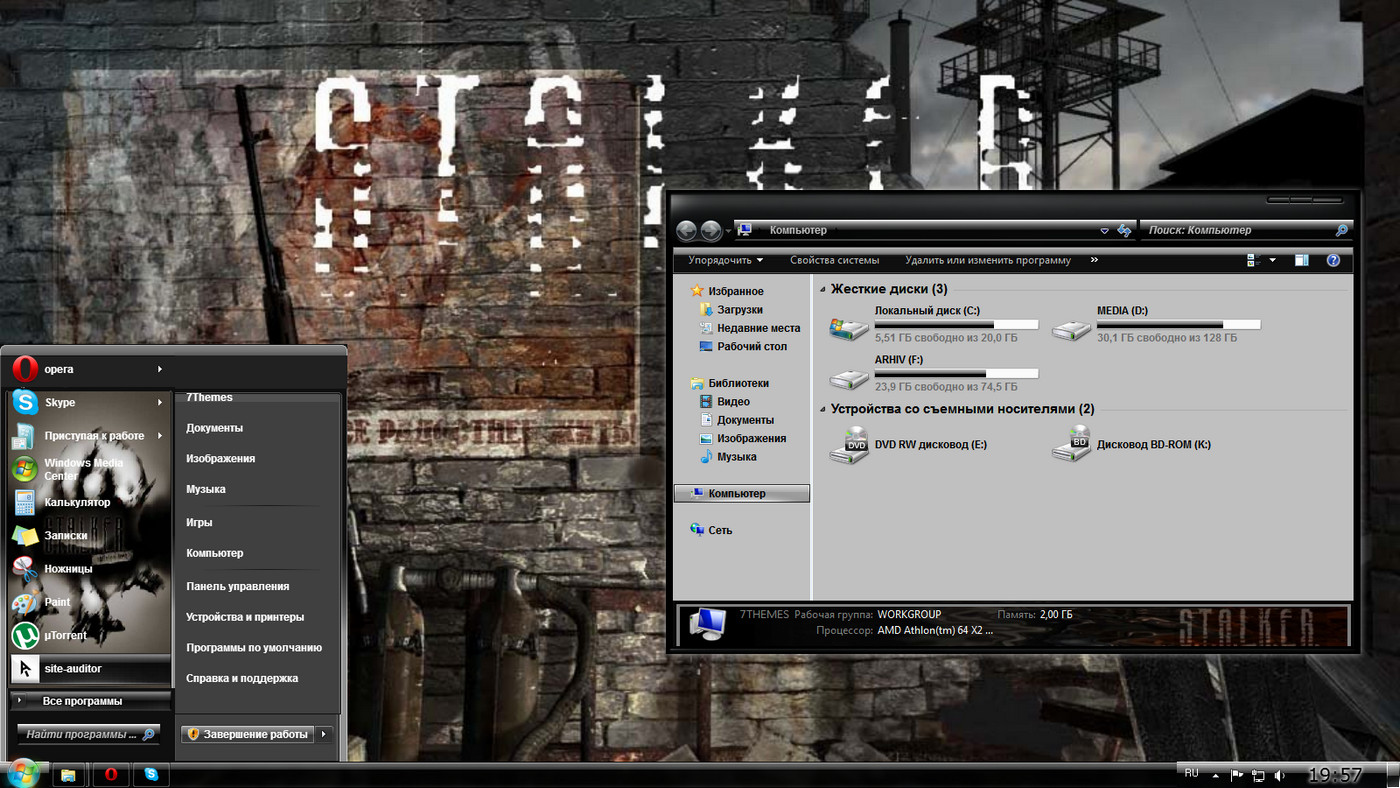 Stalker Theme Windows 7 | 7 Themeus - Costumize Your Windows!