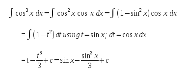 mixture: integral of (cos x)^3