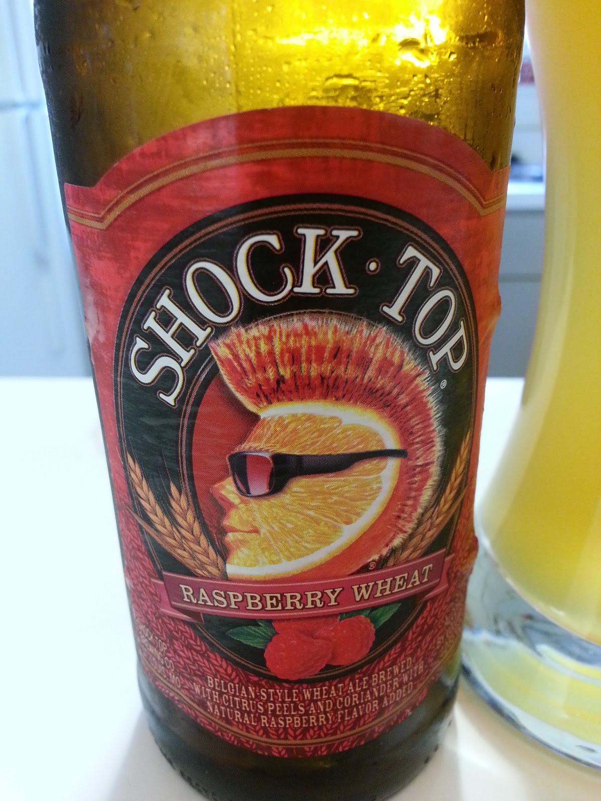 Beer, Wine, & All Other Things Divine: Shock Top Raspberry Wheat