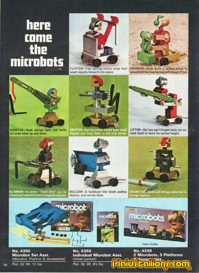 BEACH BUM COMICS : HERE COMES - GOLD KEY COMICS' THE MICROBOTS