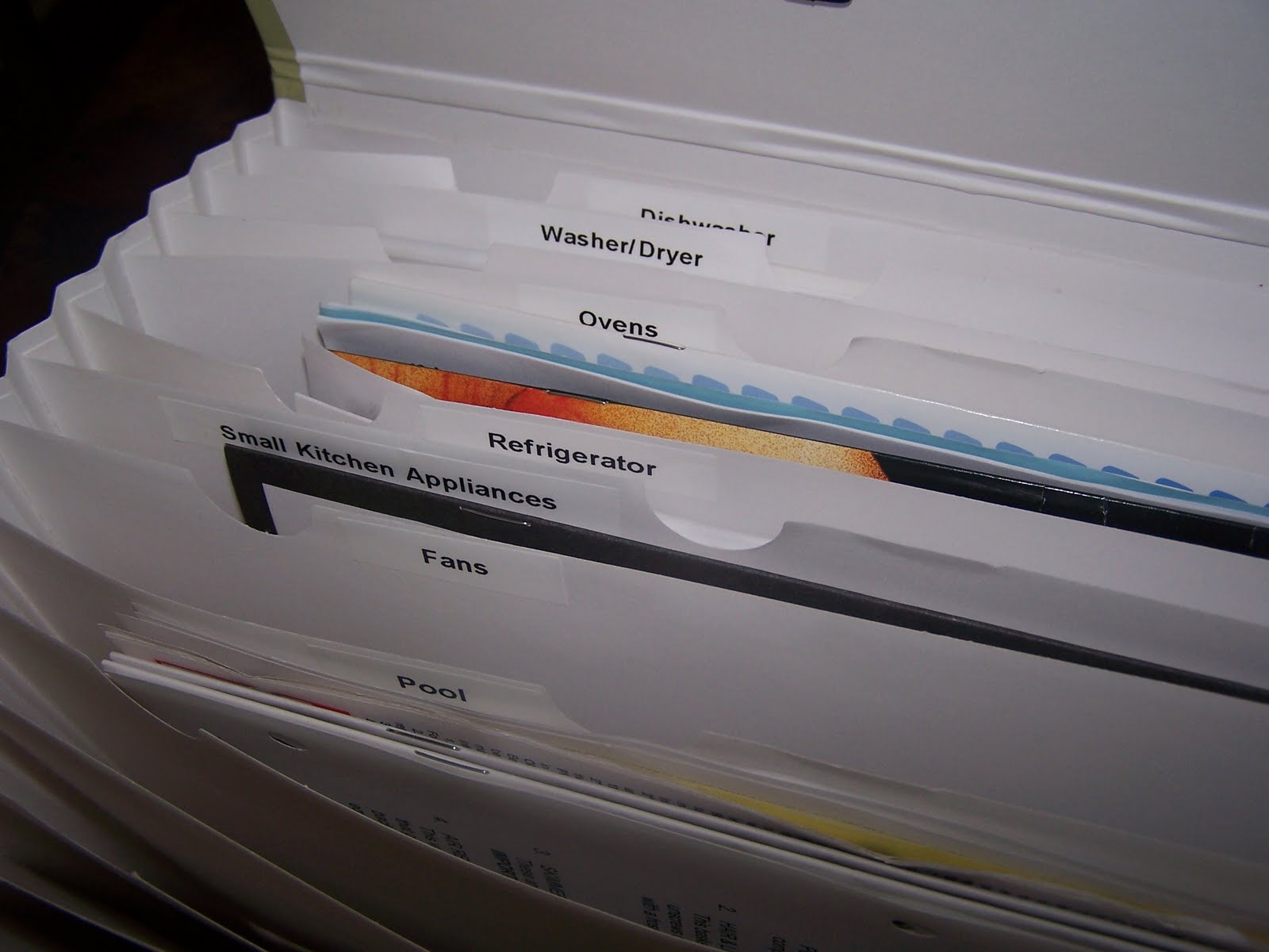two doors down: Organizing your Household Manuals