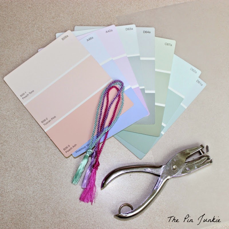 Paint Sample Bookmarks