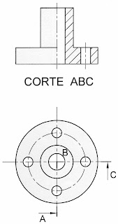 DESENHO TÉCNICO NA INDÚSTRIA: Projeções ortogonais em corte