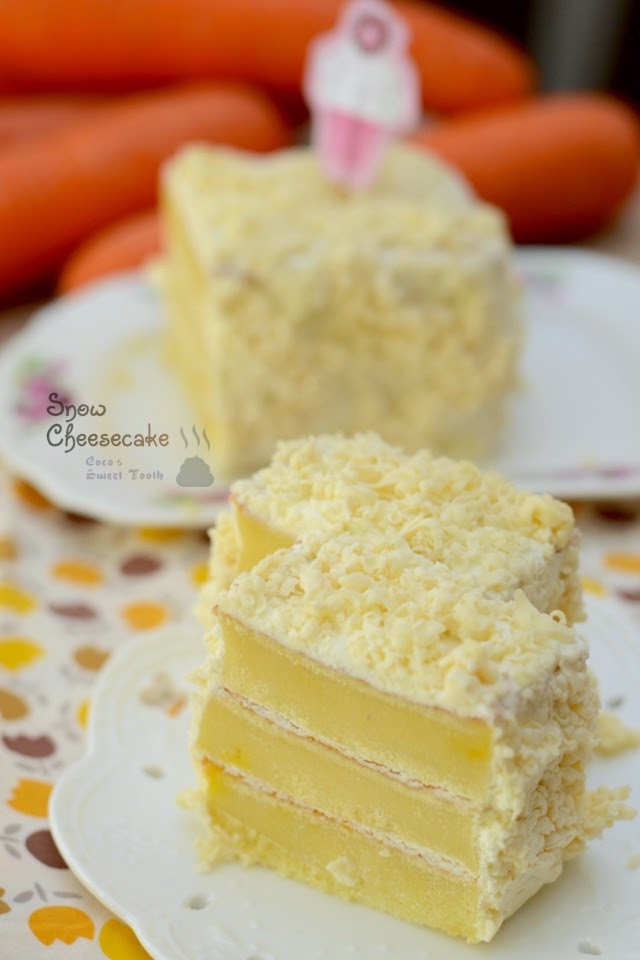 Coco's Sweet Tooth ......The Furry Bakers: Snow Cheesecake