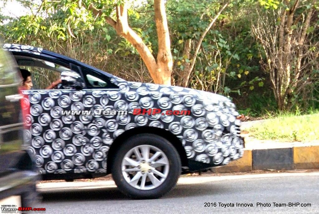 2015 Next Generation Toyota Innova spied in India - Automobile Planet
