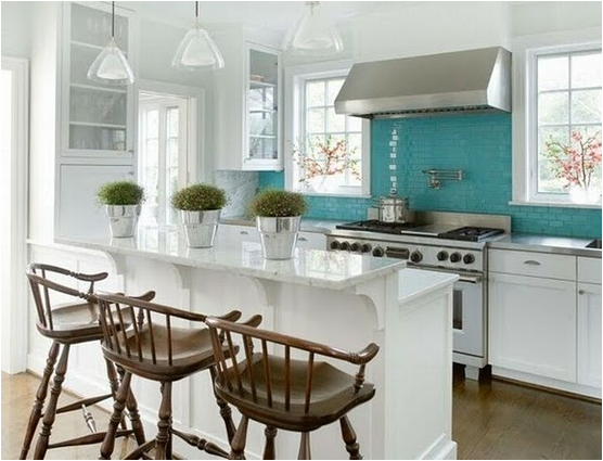 Key Interiors by Shinay: Turquoise Kitchen Ideas