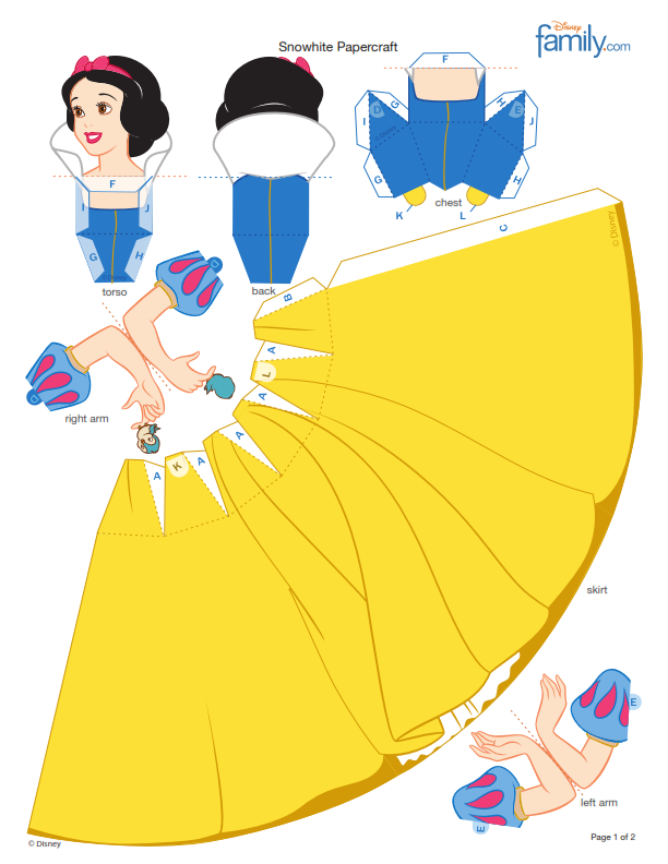 Papercraft Snow white ~ GEMTI18
