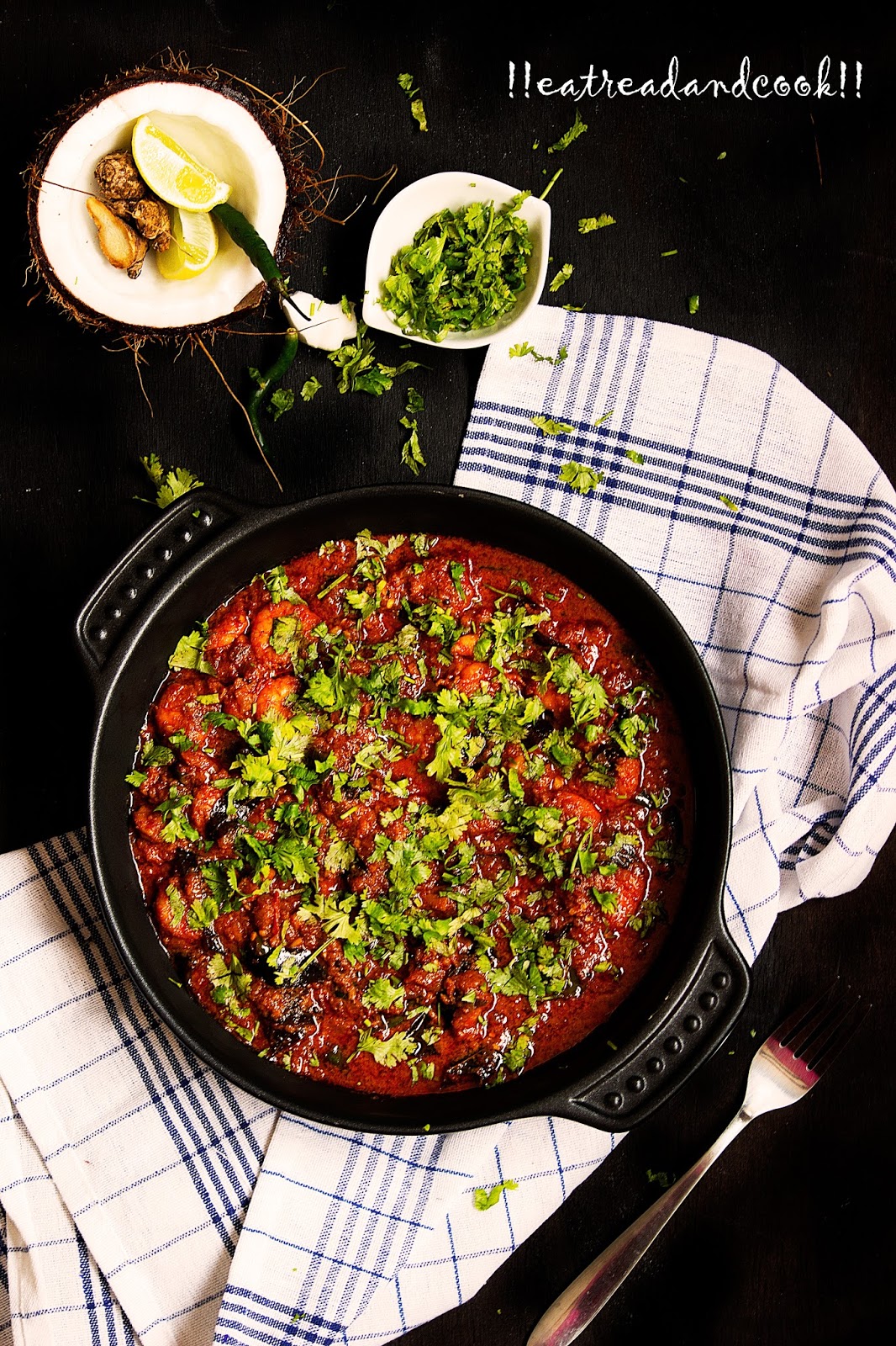 Kerala Style Prawn Curry