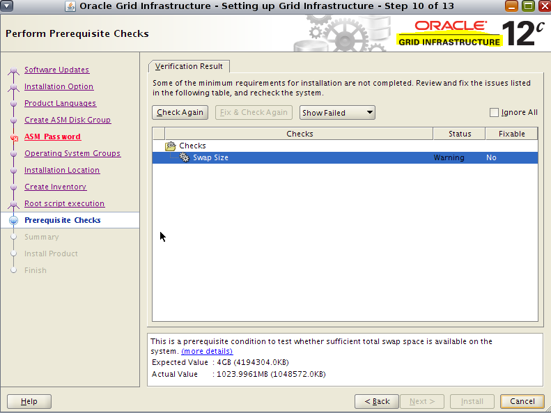 Using Oracle Rdbms Server 12cr1 Preinstall In Oracle Solaris 11 2