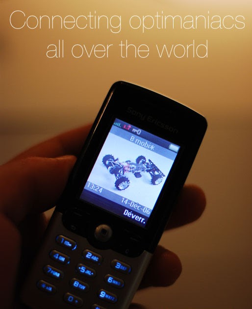 THE OPTIMA HOUSE: Optimas on CELLPHONES?