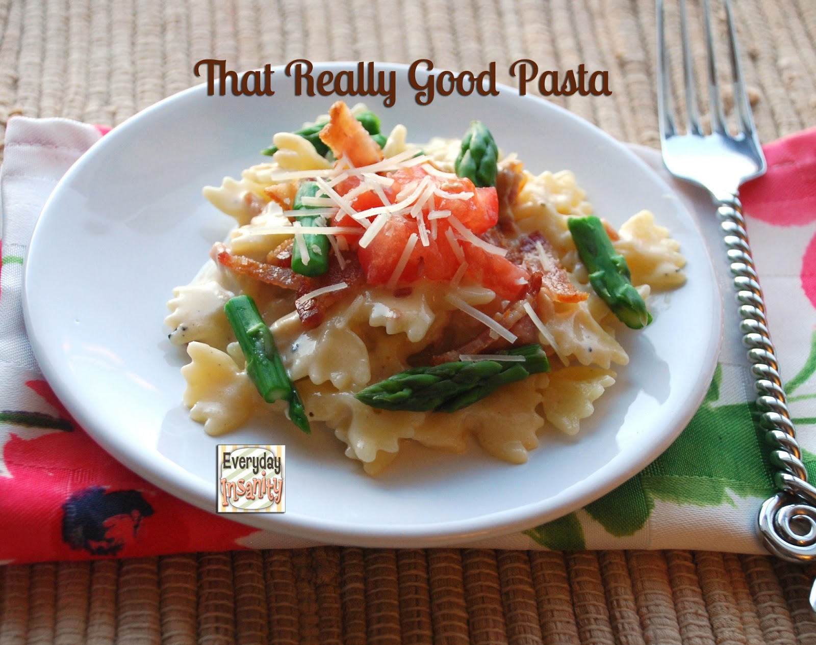 Everyday Insanity...: That Really Good Pasta