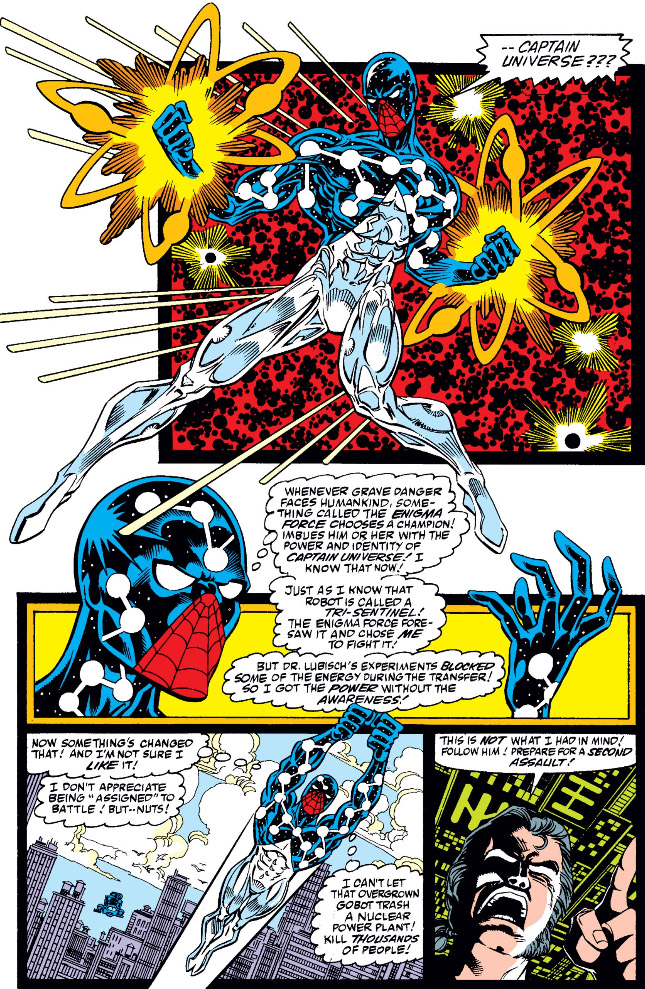 The Peerless Power of Comics!: Wrapped In An Enigma... Captain Universe!