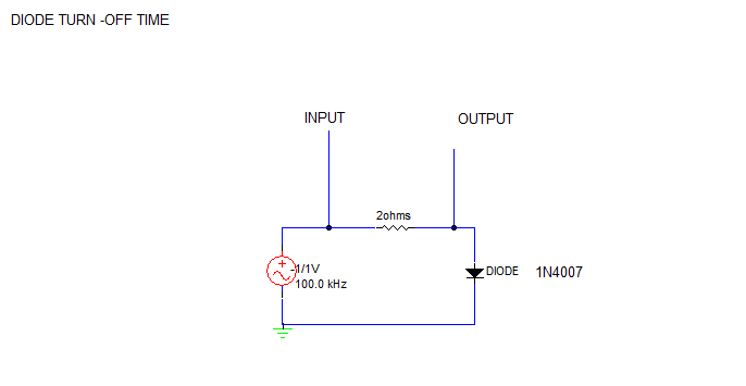 IC Work Lab: Diode Turn off Timmer