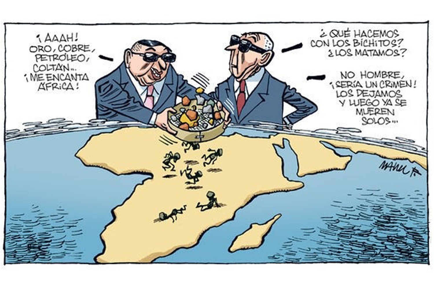 Imágenes sobre el colonialismo y el neocolonialismo