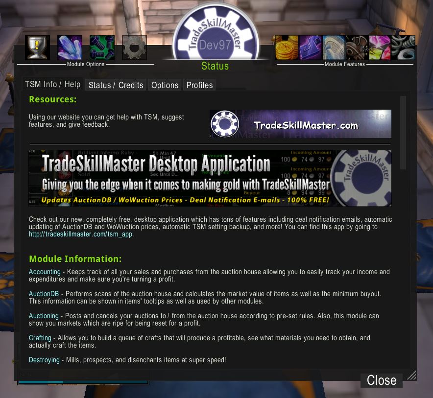 Profession Gold: THE gold tip/TSM 2.0 quick guide