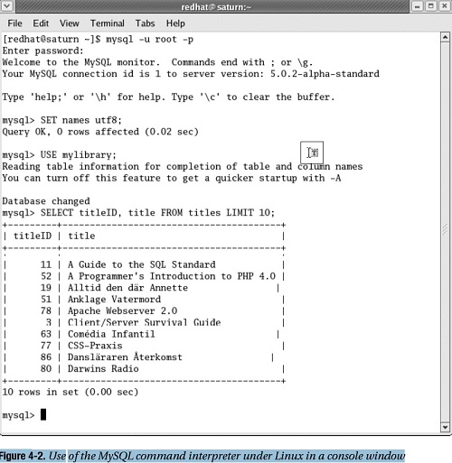 Tips for Using mysql Under Unix/Linux