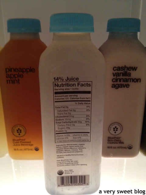 BluePrintJuice: Bottled Juice To Go | A Very Sweet Blog