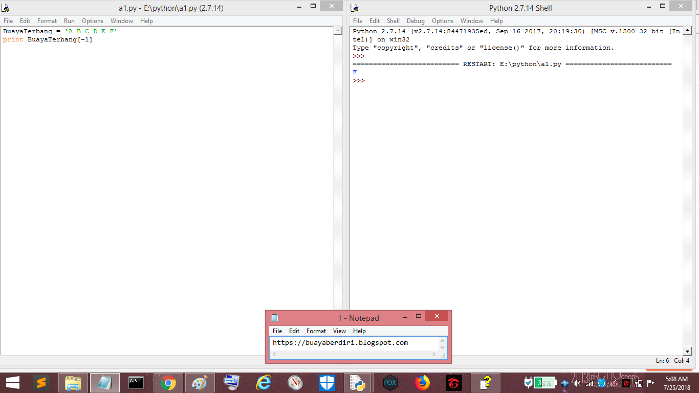 4.Belajar Bersama Python | List Python