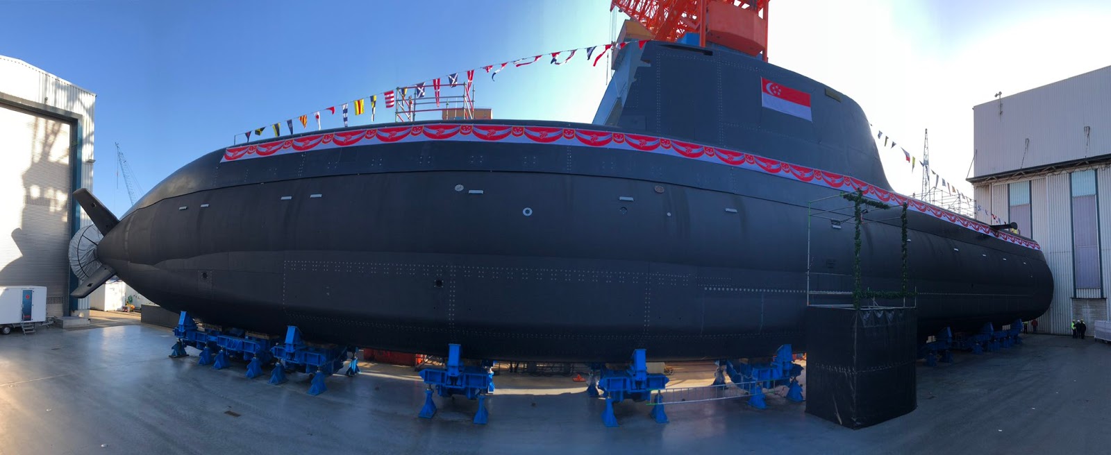 AAG_th บันทึกประจำวัน: TKMS เยอรมนีทำพิธีปล่อยเรือดำน้ำ Type 218SG ...