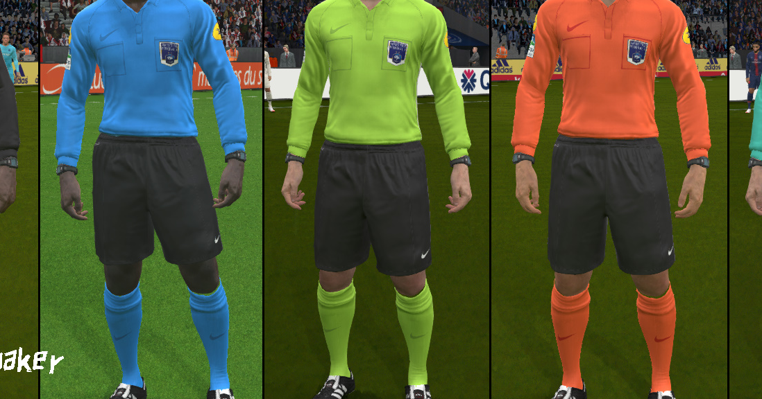 Ligue 1 Kits Referee 18-19 PES 2017