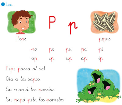 APRENDEMOS DISFRUTANDO EN 1º: Lectura de la P, L, M, S, T y D