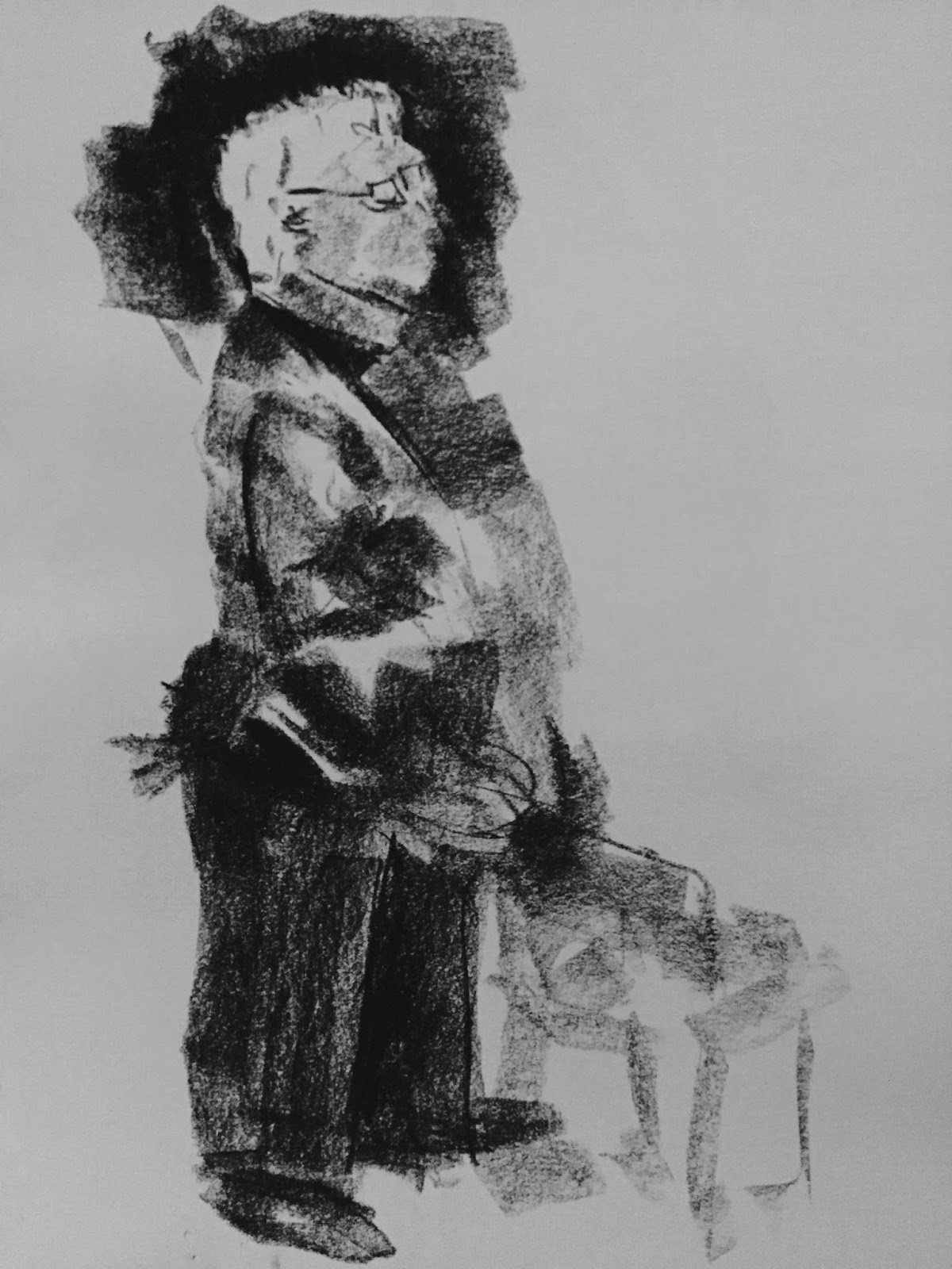 Scribbling With Spirit: My First Ever In-Person Art Class: Life Drawing!