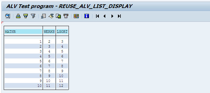 An Sap Consultant Abap Simple Alv List Program Using Reusealvlistdisplay