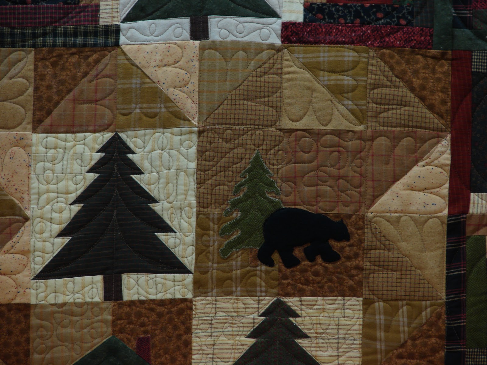 Quilt Vine: "Cabin in the Woods"
