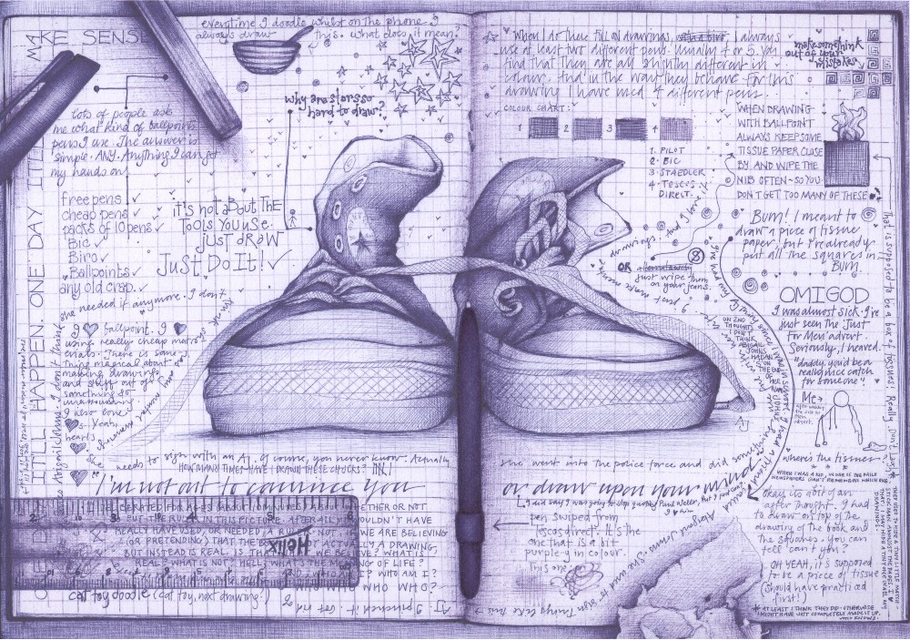 it's like she's on a secret mission: Andrea Joseph