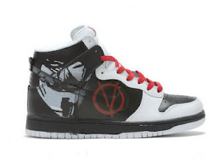 Nike SB Dunk Cartoon Shoes : Nike SB Dunk V for Vendetta Shoes Horror Dunks