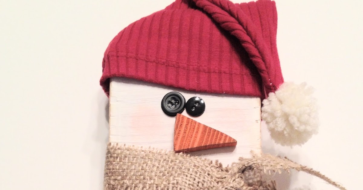 Life's Journey To Perfection: 2X4 Snowman Decoration Tutorial