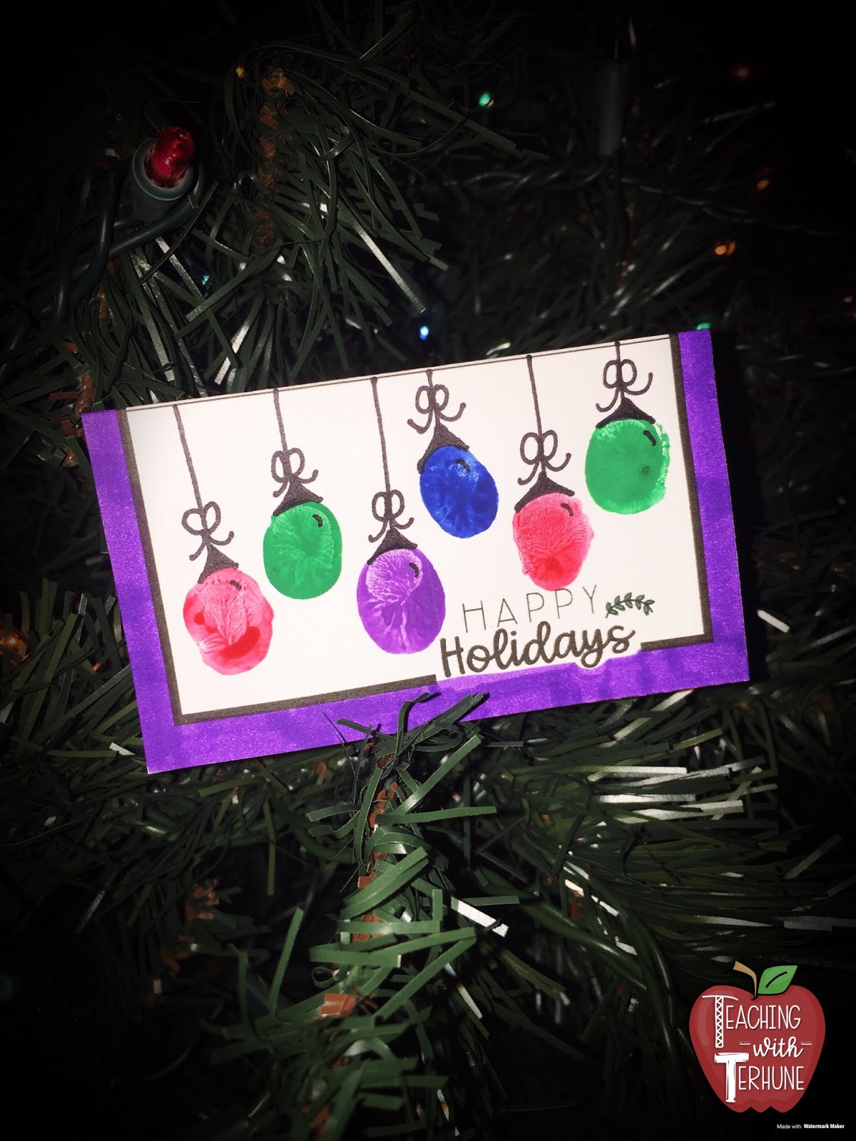 Teaching With Terhune: CHRISTMAS CARD IDEAS FOR PARENTS