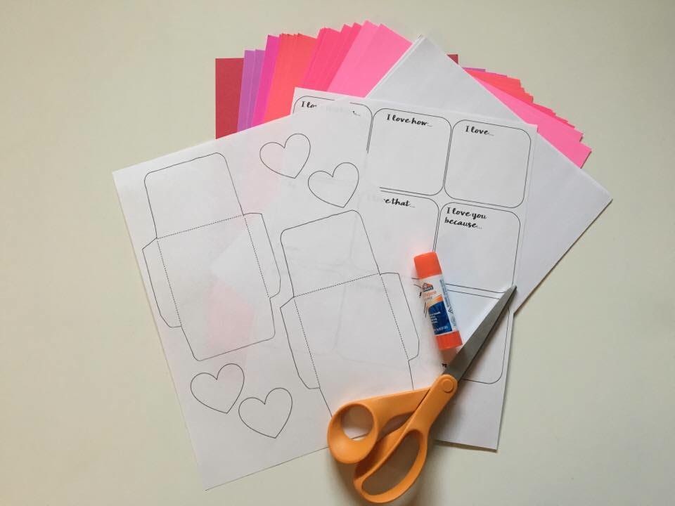 Countdown to Valentine's Day Love Note Craft - Simplicity by Sabrina