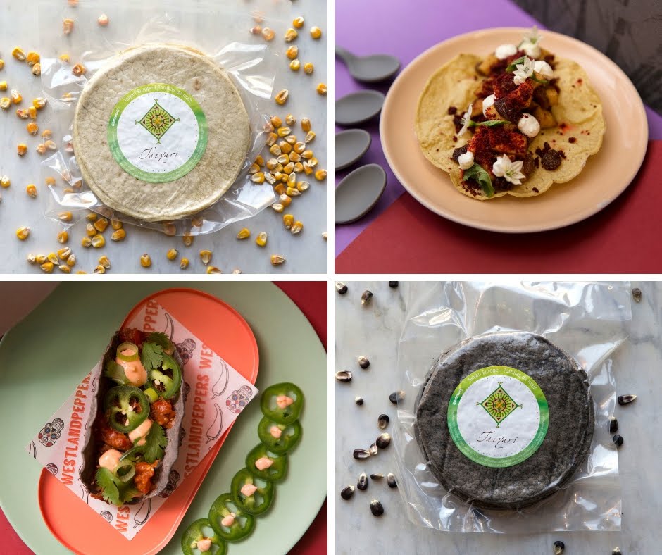 Westlandpeppers: Biologische mais tortilla wraps van Taiyari, te koop ...