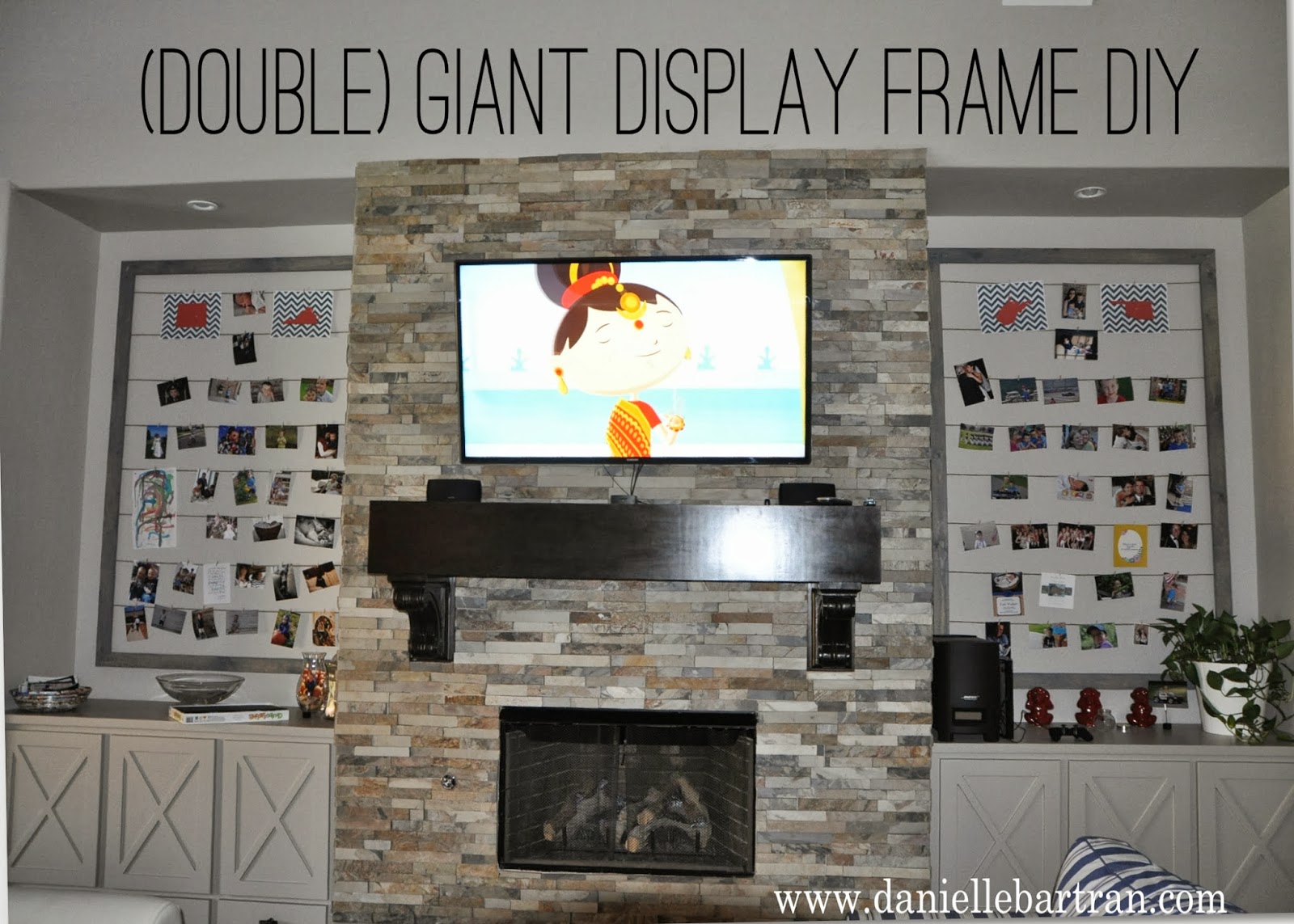 made: {Double} Giant Photo Display {DIY + Tutorial}