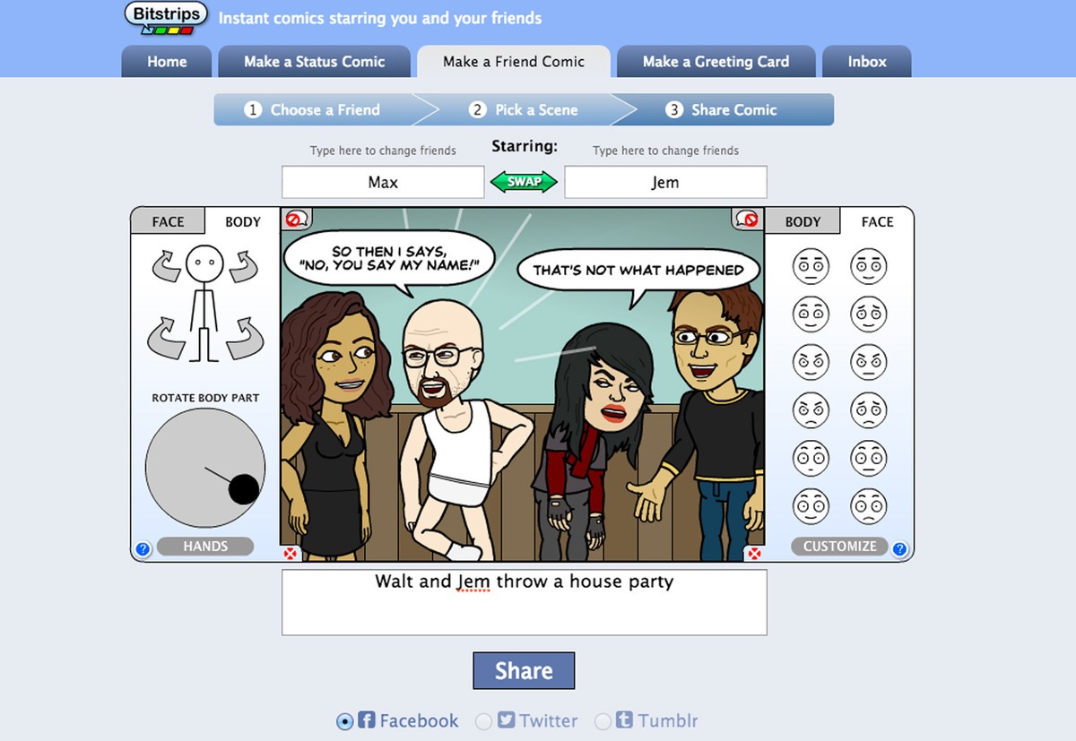 Bitstrips? That Facebook Comics? ~ An Enthusiastic Teacher-to-Be