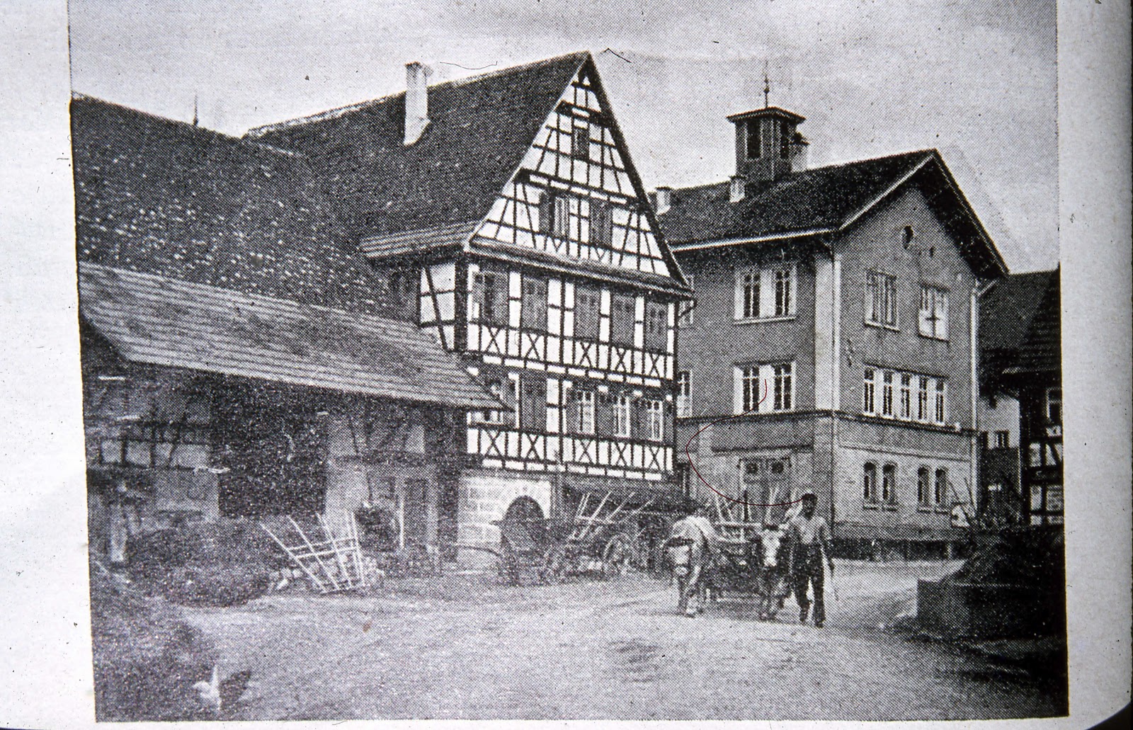 Walddorfhäslach: 1956 Hauptstraße