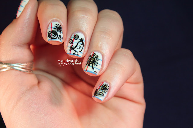 Wondrously Polished: May Nail Art Challenge - Doodles!