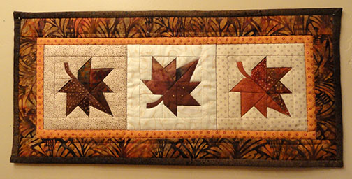 Needles 'n' Knowledge: Autumn Leaf Foundation Pieced Block Tutorial