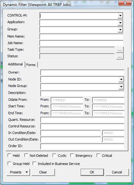 Dynamic Filter in Control-M EM GUI ~ Learn BMC Control-M - by Mahendra ...